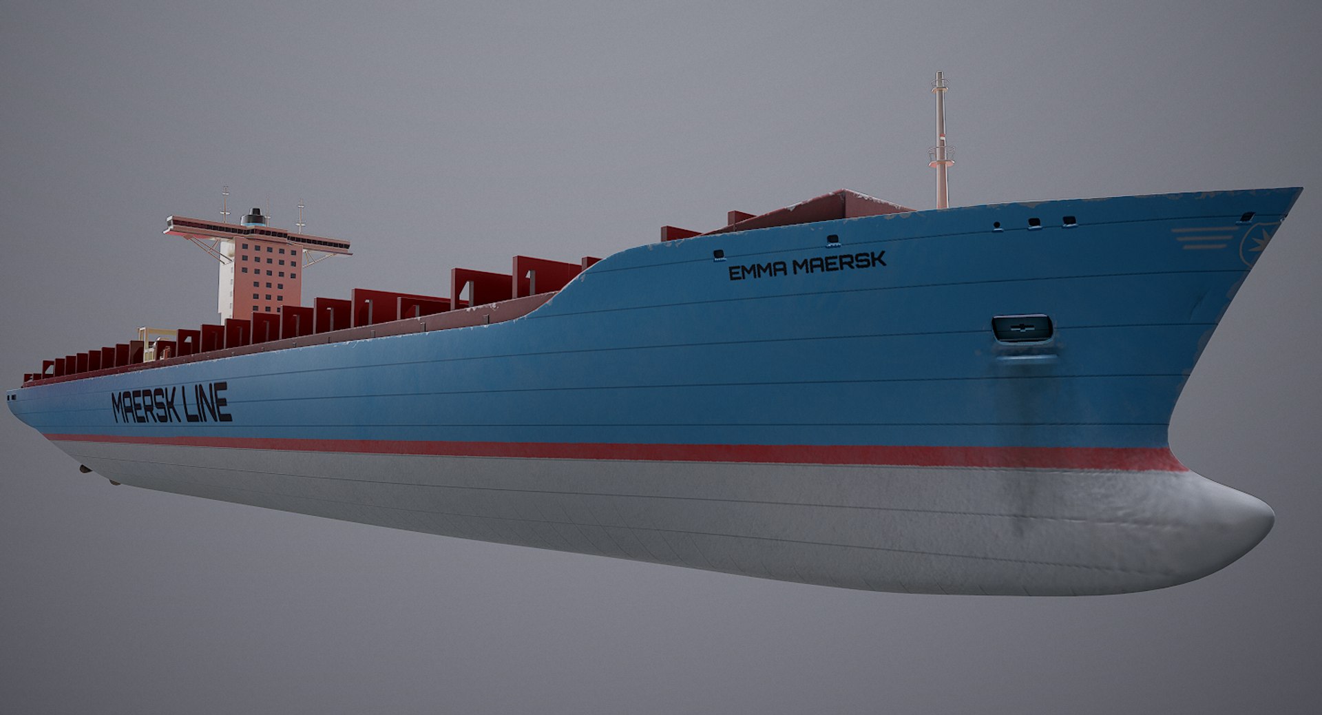 Container Ship Maersk Emma 3D Model - TurboSquid 1348494