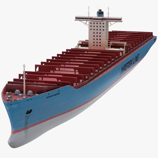 Container ship maersk 3D model - TurboSquid 1348506