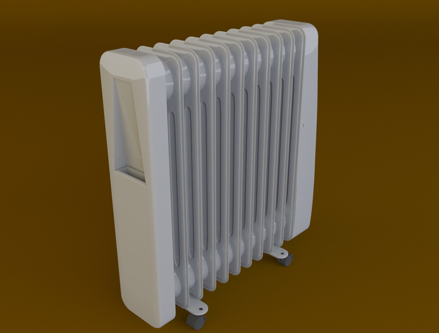 3d House Portable Oil Radiator Model