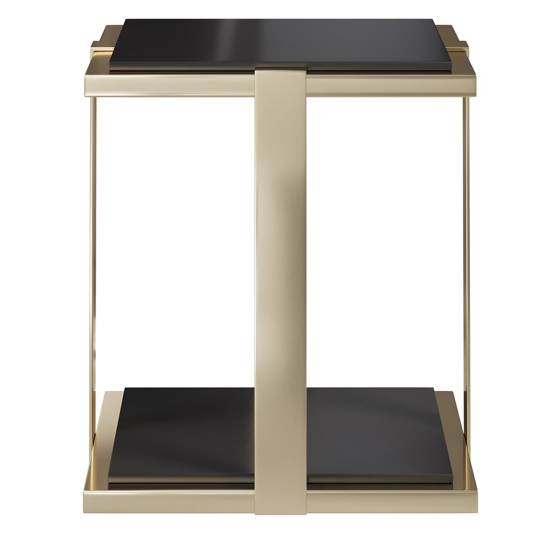 3D Chevrontracy Side Table By Laskasas Model - TurboSquid 1957947