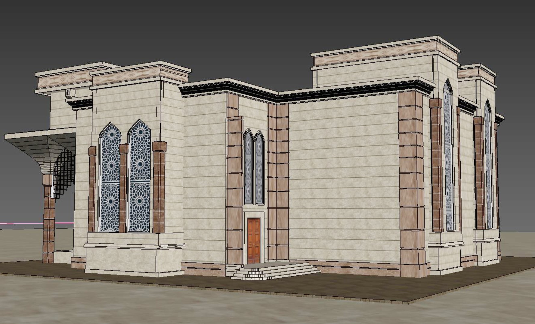 3D Design Arabic Building - TurboSquid 1561110