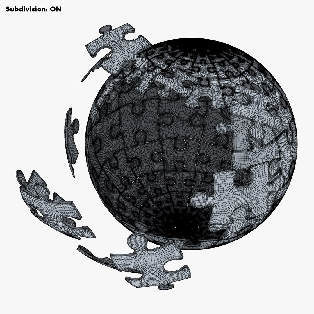 Colored sphere puzzle v model - TurboSquid 1628490