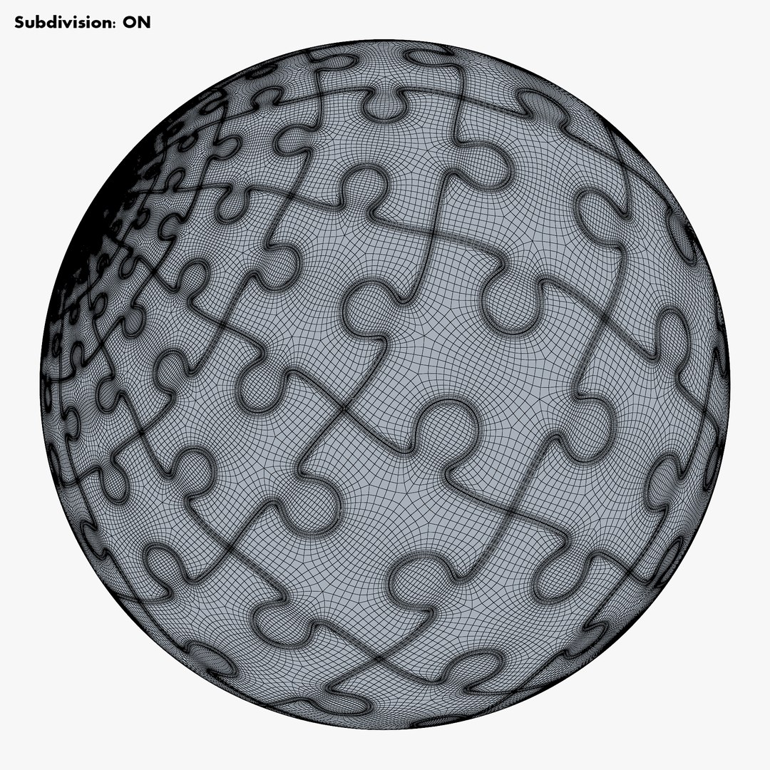 Colored Sphere Puzzle V Model - TurboSquid 1628490