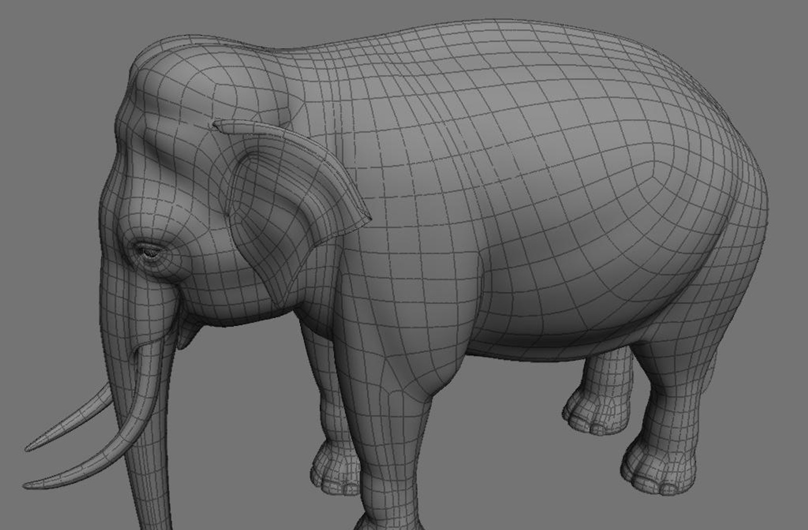 elephant-b elephant obj