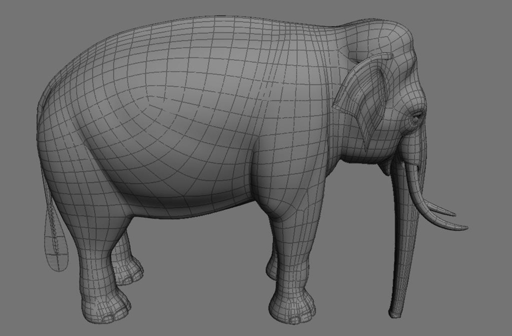elephant-b elephant obj