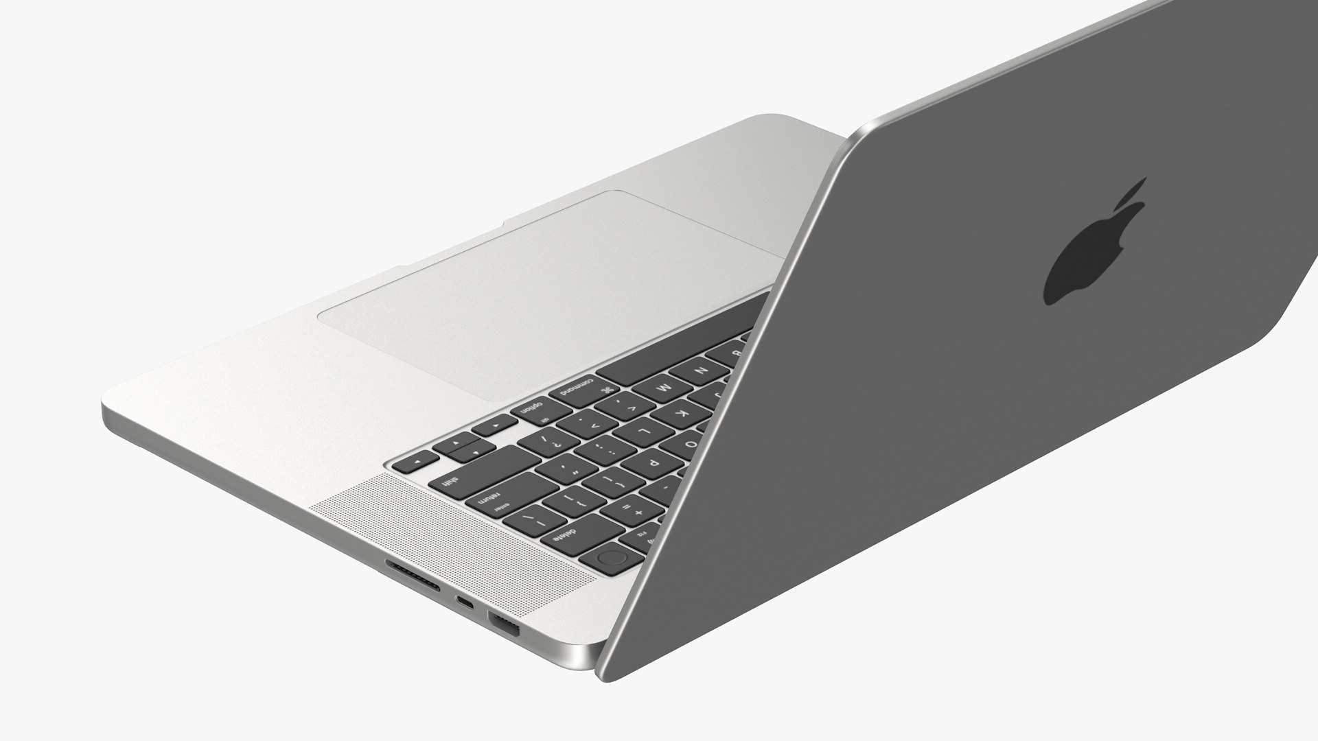 3D MacBook Pro M2 Silver model - TurboSquid 2021254