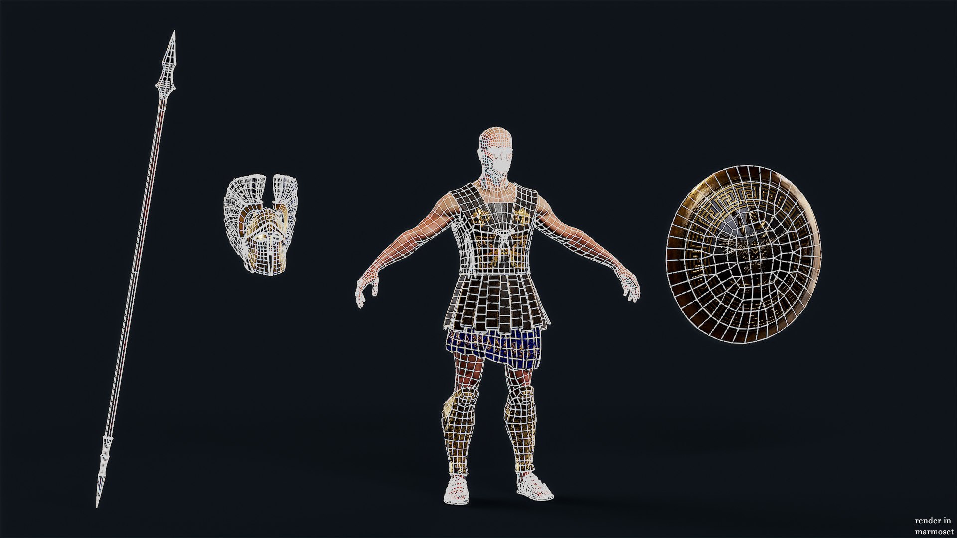 SPARTAN HOPLITE R COLLECTION Model - TurboSquid 2333941