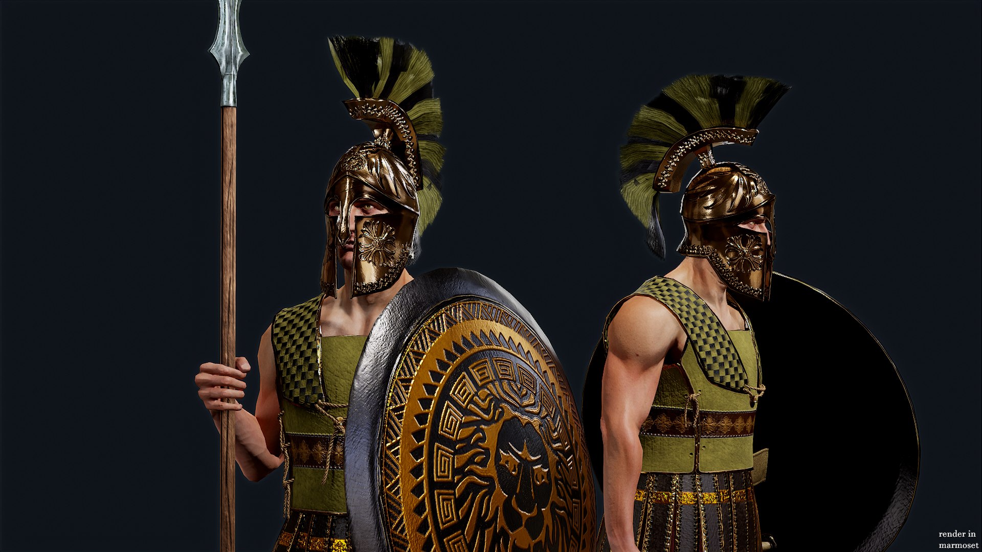 SPARTAN HOPLITE R COLLECTION Model - TurboSquid 2333941