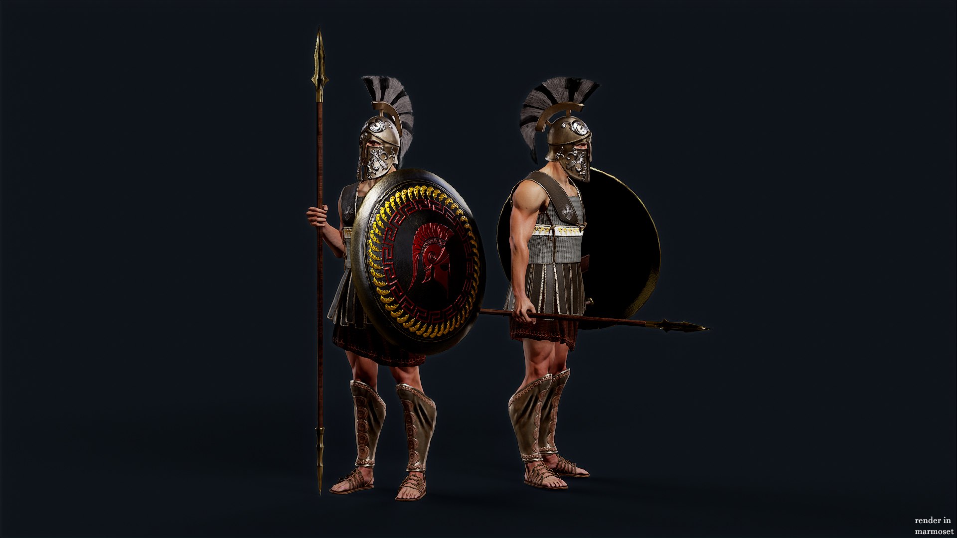 SPARTAN HOPLITE R COLLECTION Model - TurboSquid 2333941