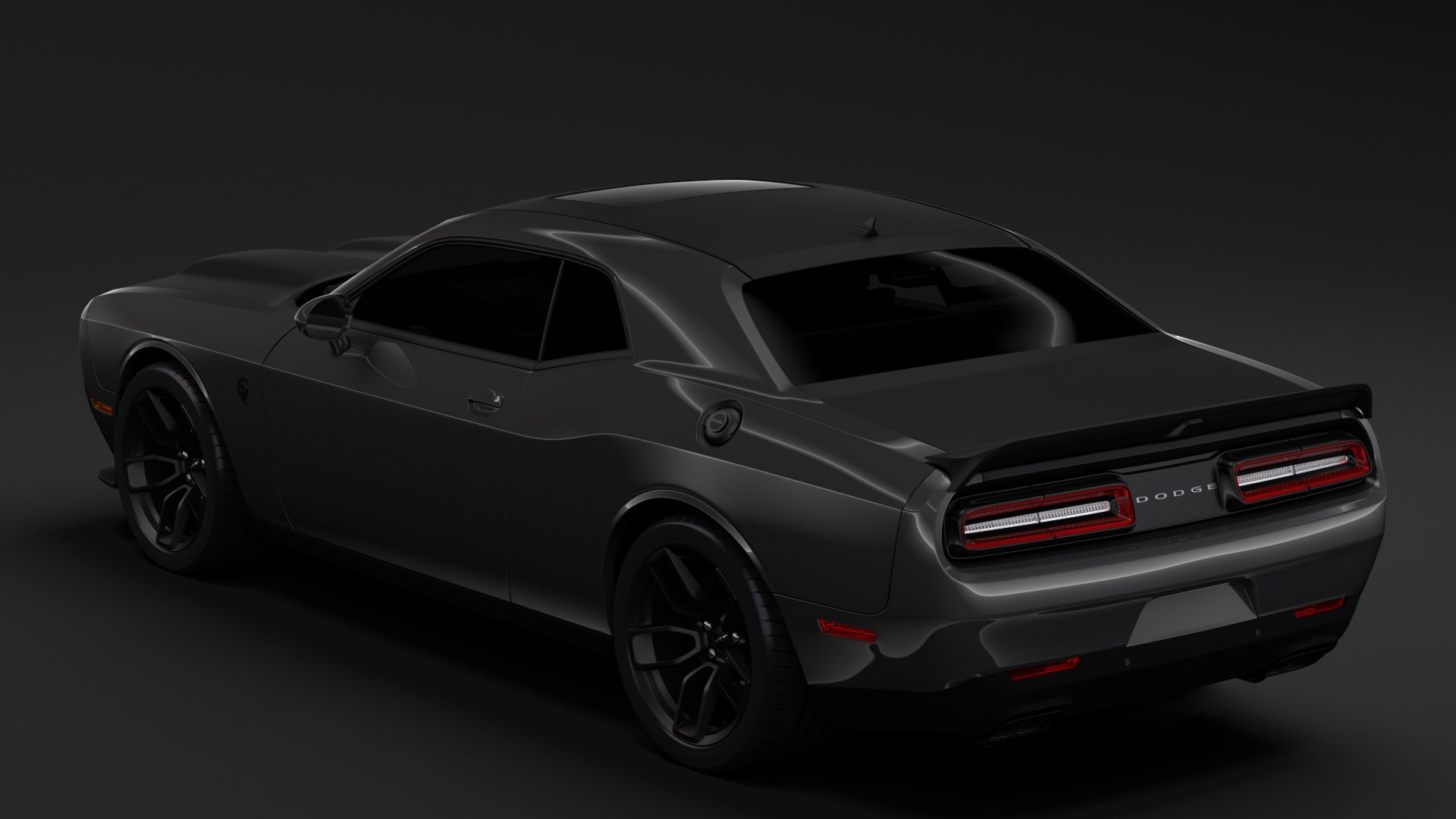 3D Dodge Challenger Srt Hellcat - TurboSquid 1360305