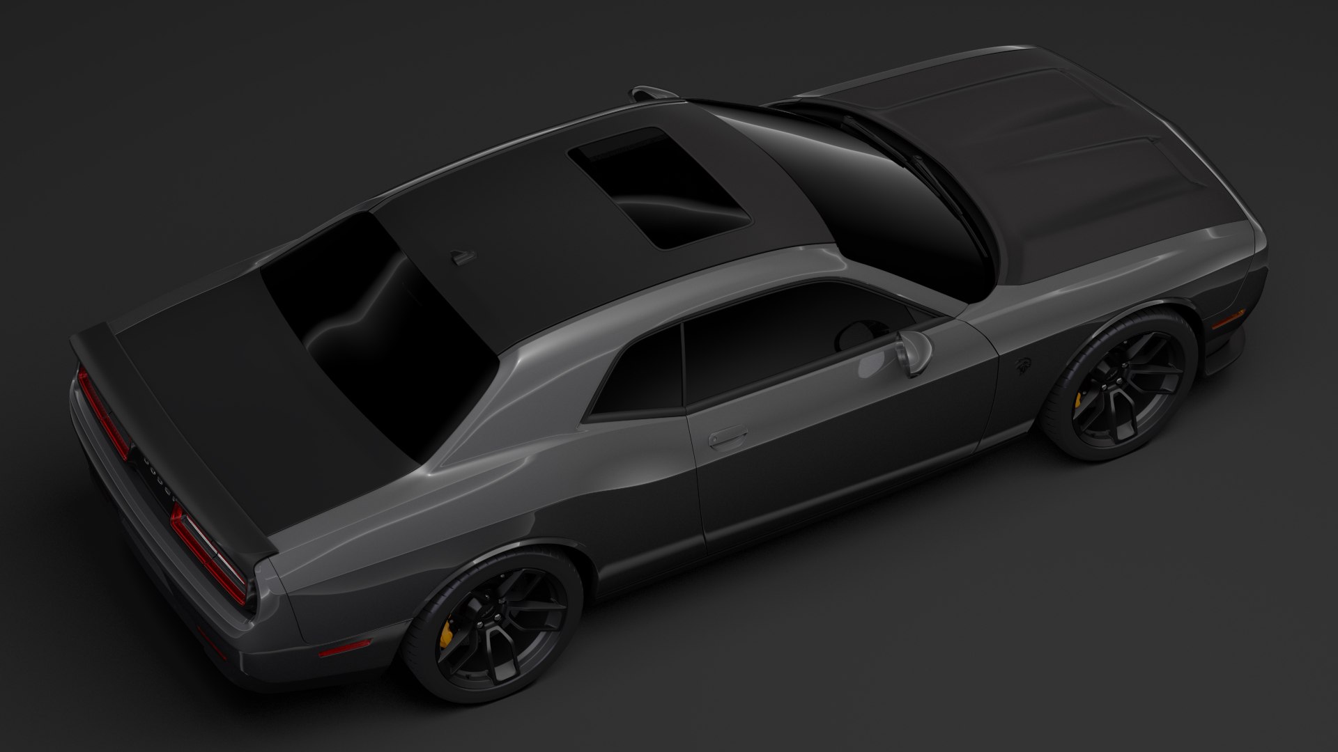 3D Dodge Challenger Srt Hellcat - TurboSquid 1360305