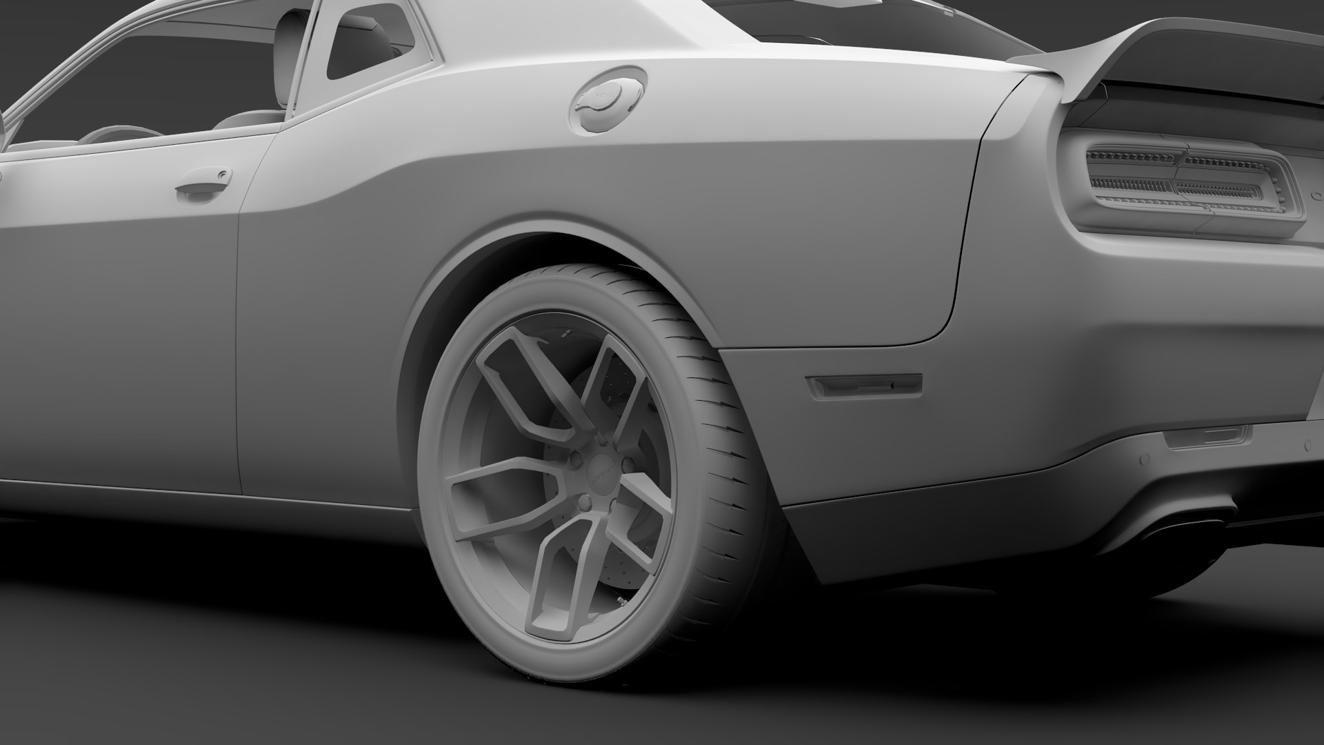 3D Dodge Challenger Srt Hellcat - TurboSquid 1360305