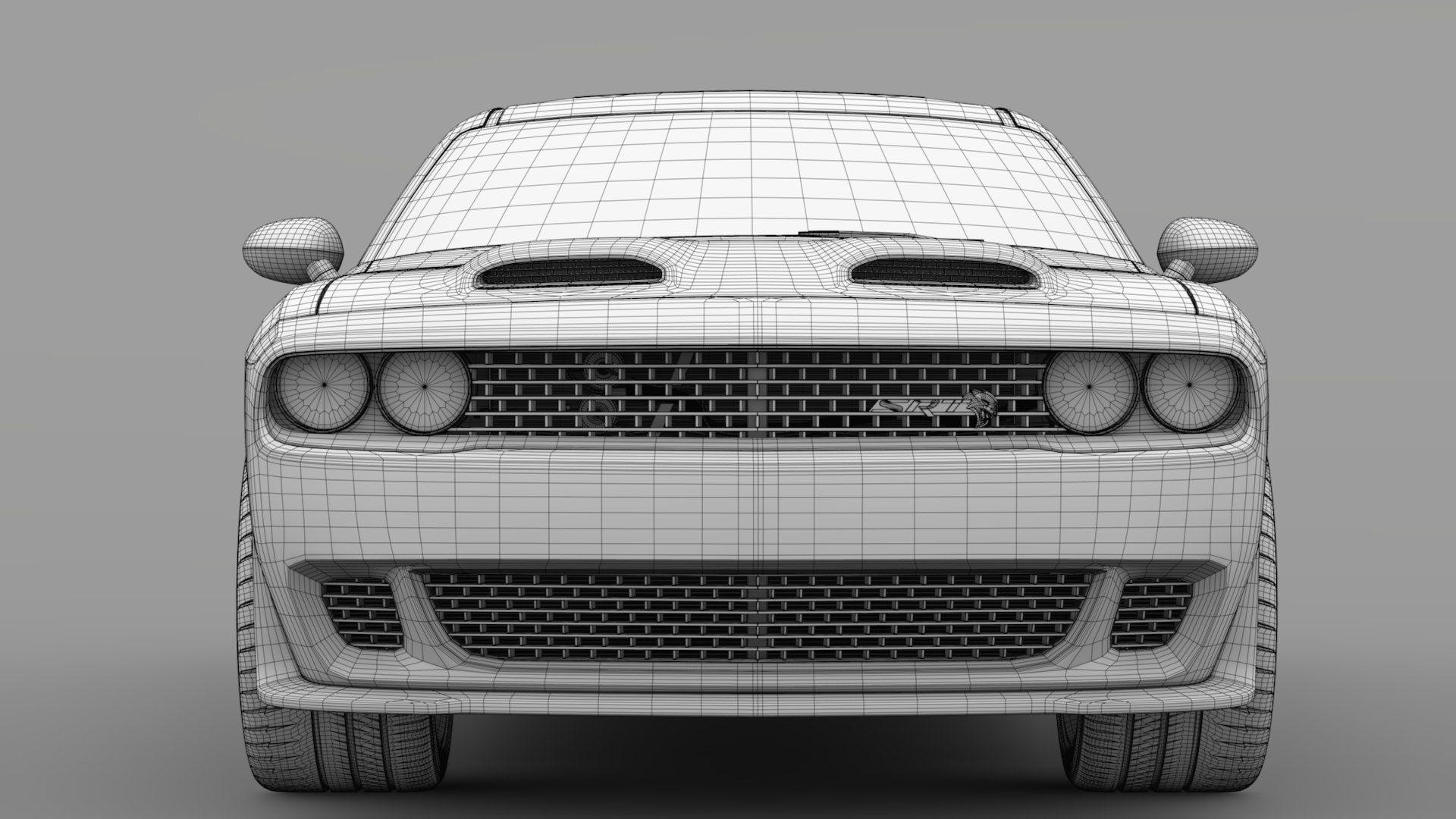 3D Dodge Challenger Srt Hellcat - TurboSquid 1360305