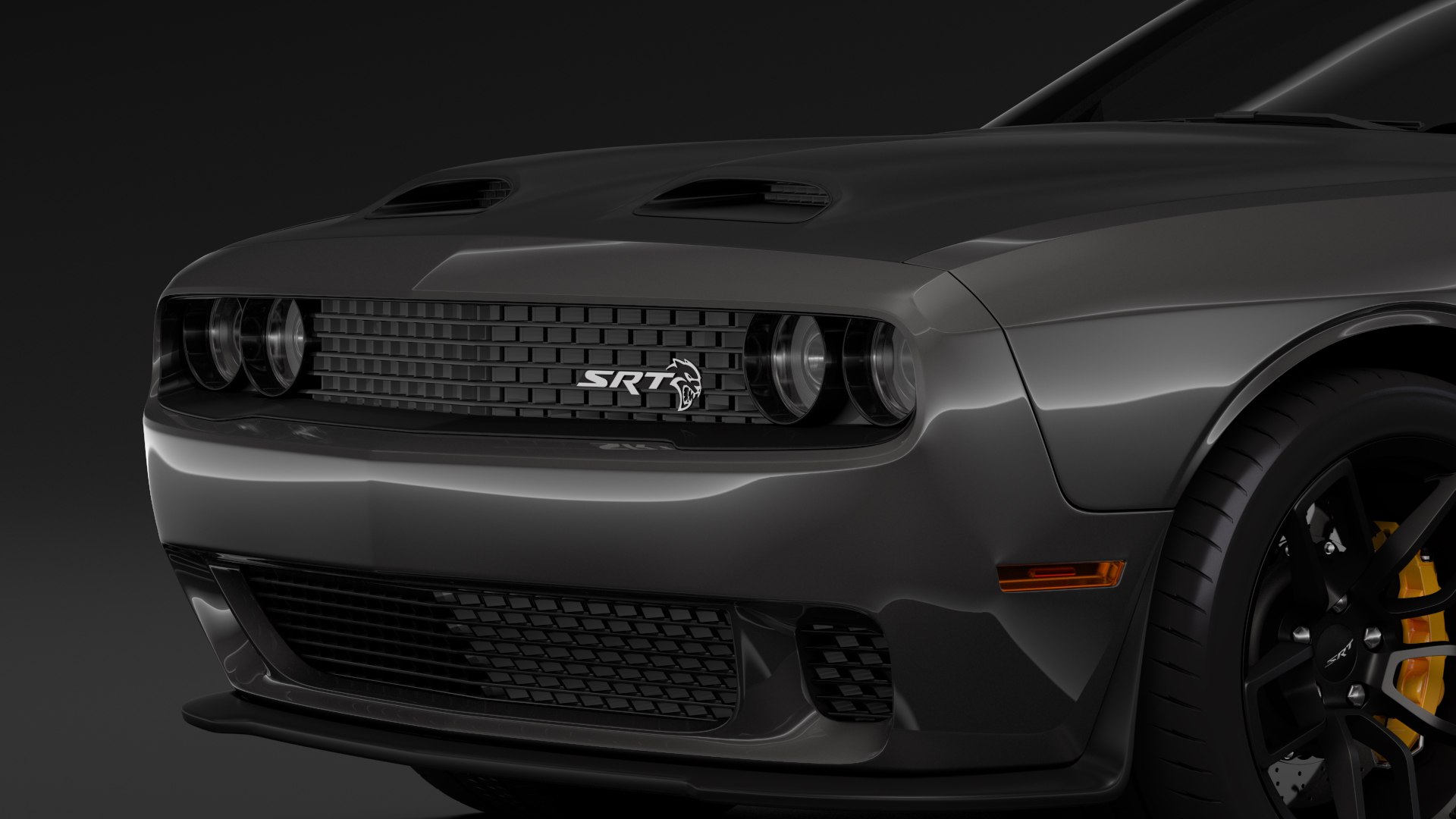3D Dodge Challenger Srt Hellcat - TurboSquid 1360305