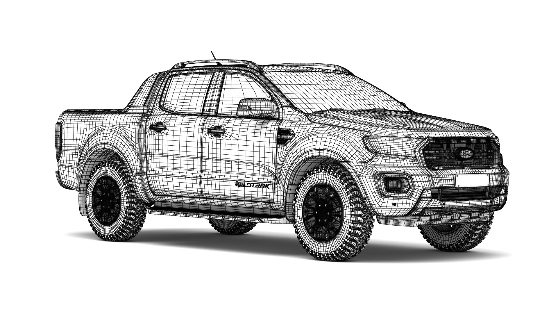 Ford Ranger Wildtrak 2021 3D Model - TurboSquid 1834858