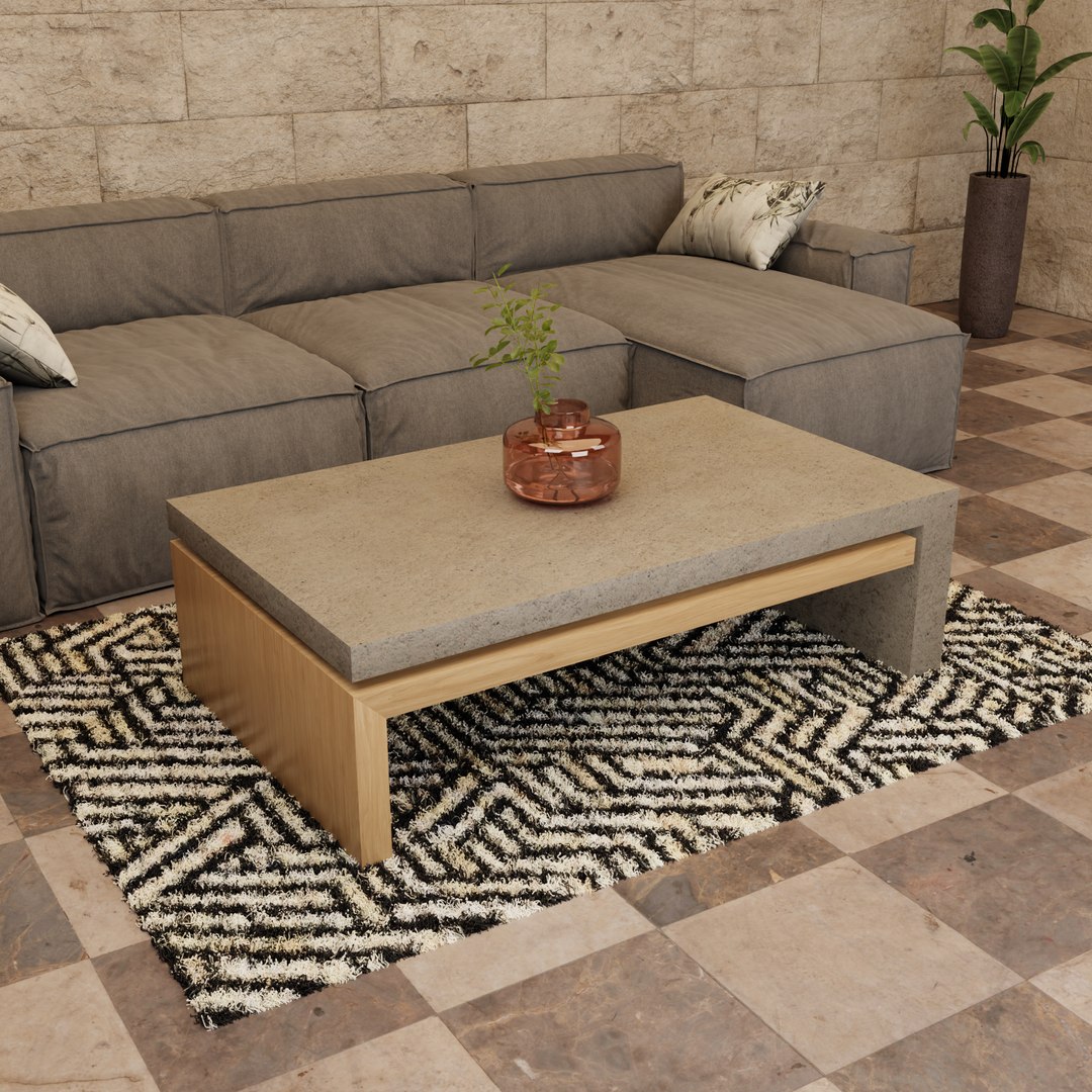 Free 3D Coffe Table model - TurboSquid 2109240