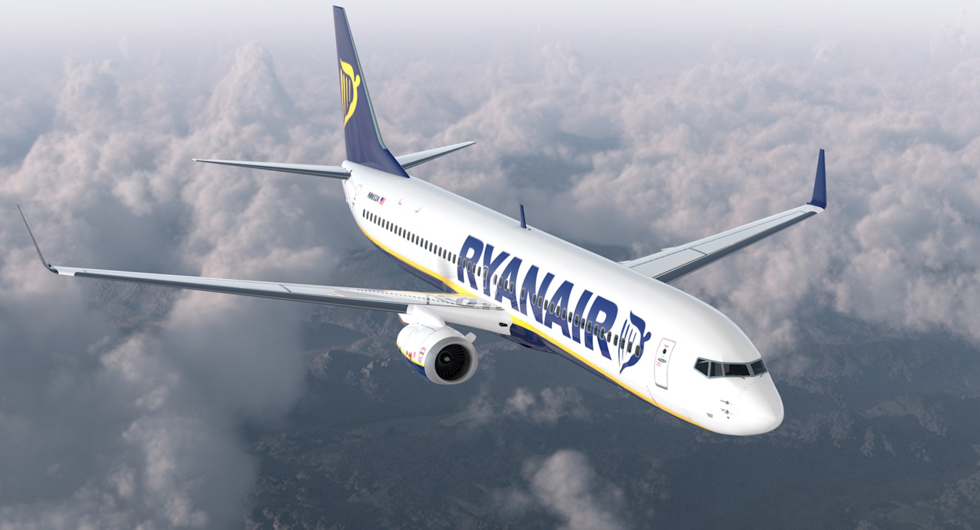 3D Boeing 737-900 Ryanair - TurboSquid 1160218