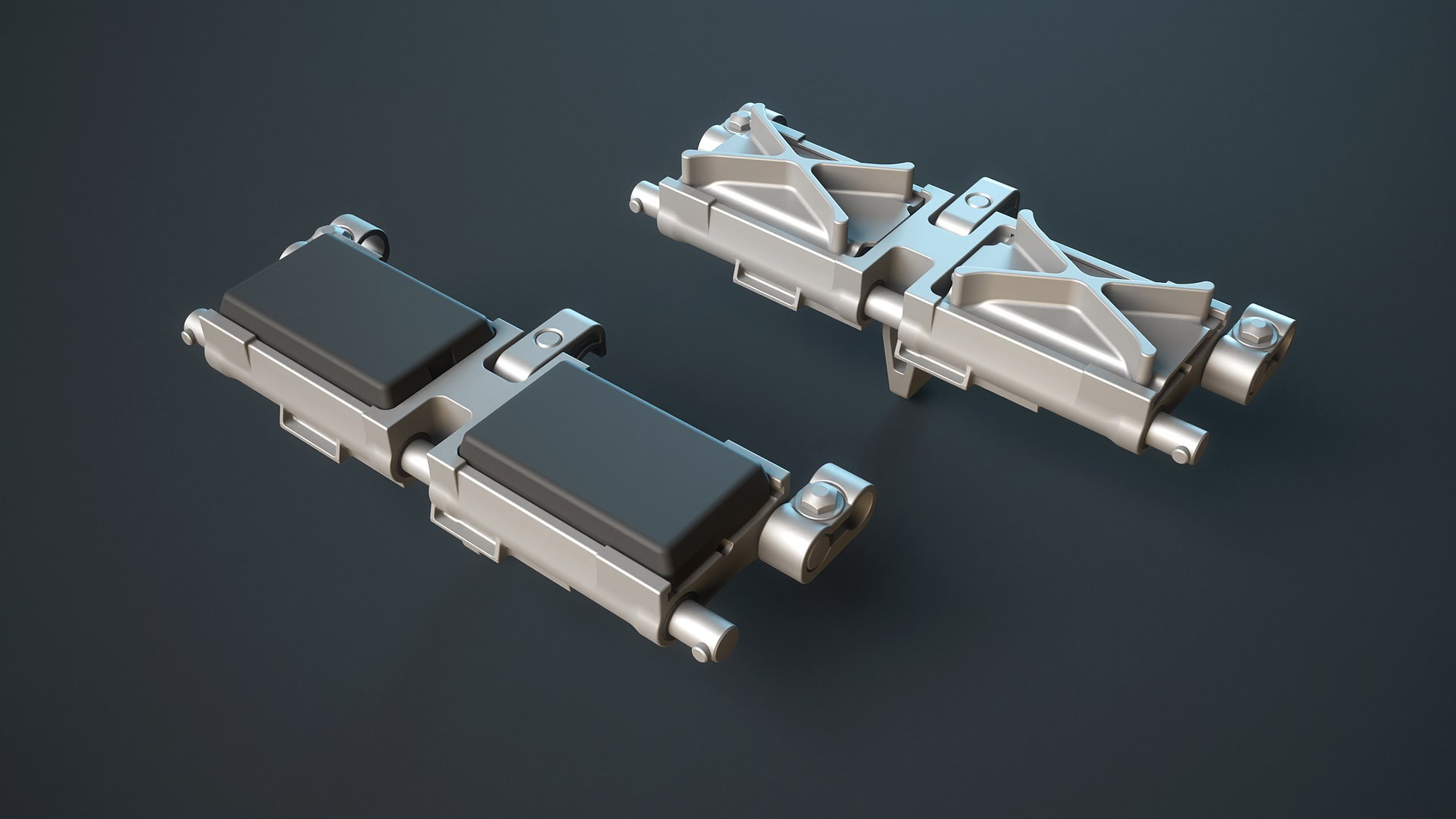 3D Model Leopard 2 Tank Tracks D570FT - TurboSquid 2137374