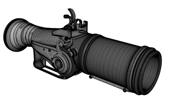 3D musket mini model - TurboSquid 1626323