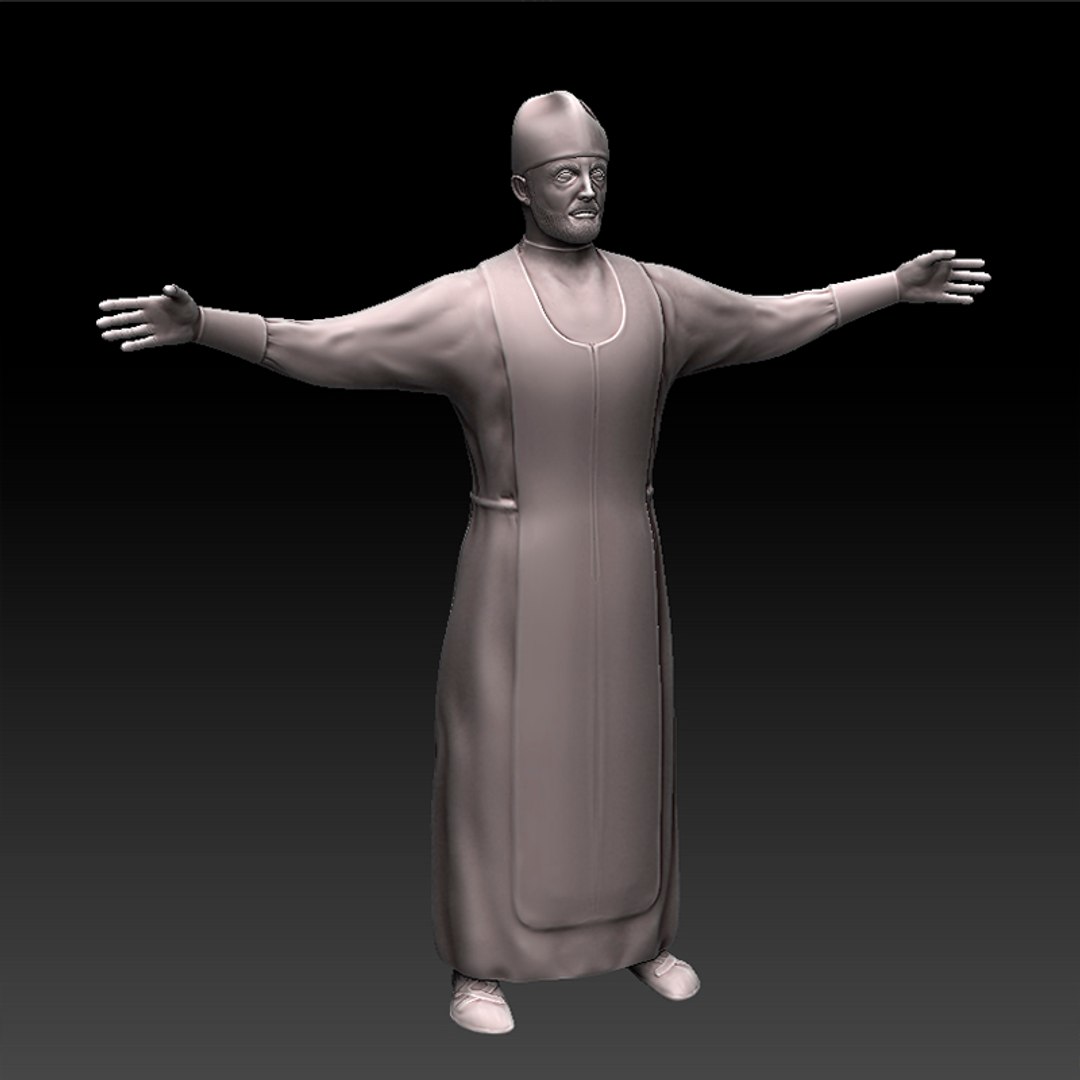 3d Model Priest