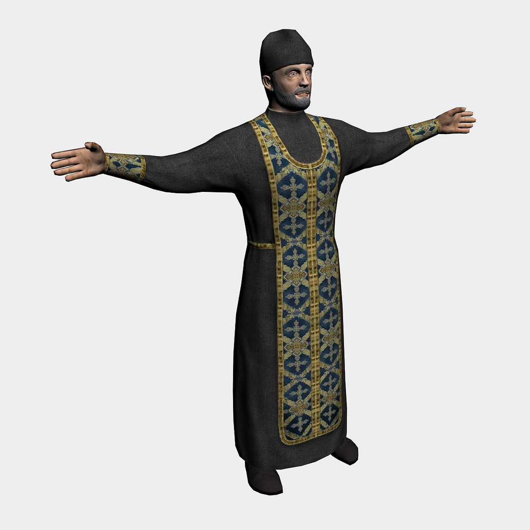3d Model Priest