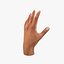 3ds Max Hand Rigged Poses Skin