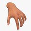 3ds Max Hand Rigged Poses Skin