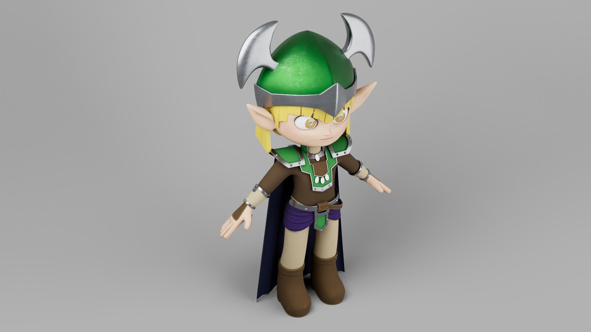 3D Celtic Guardian Chibi Yugioh - TurboSquid 2348671