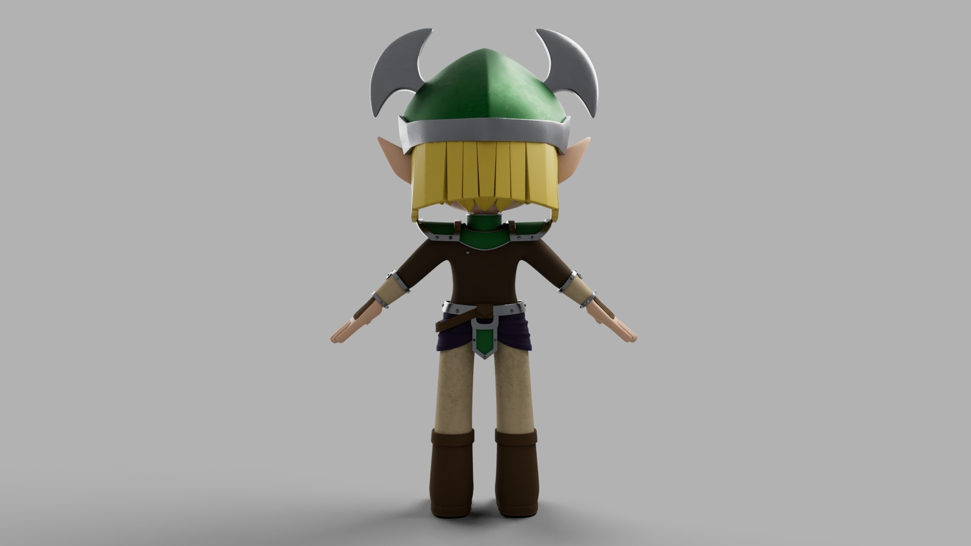 3D Celtic Guardian Chibi Yugioh - TurboSquid 2348671