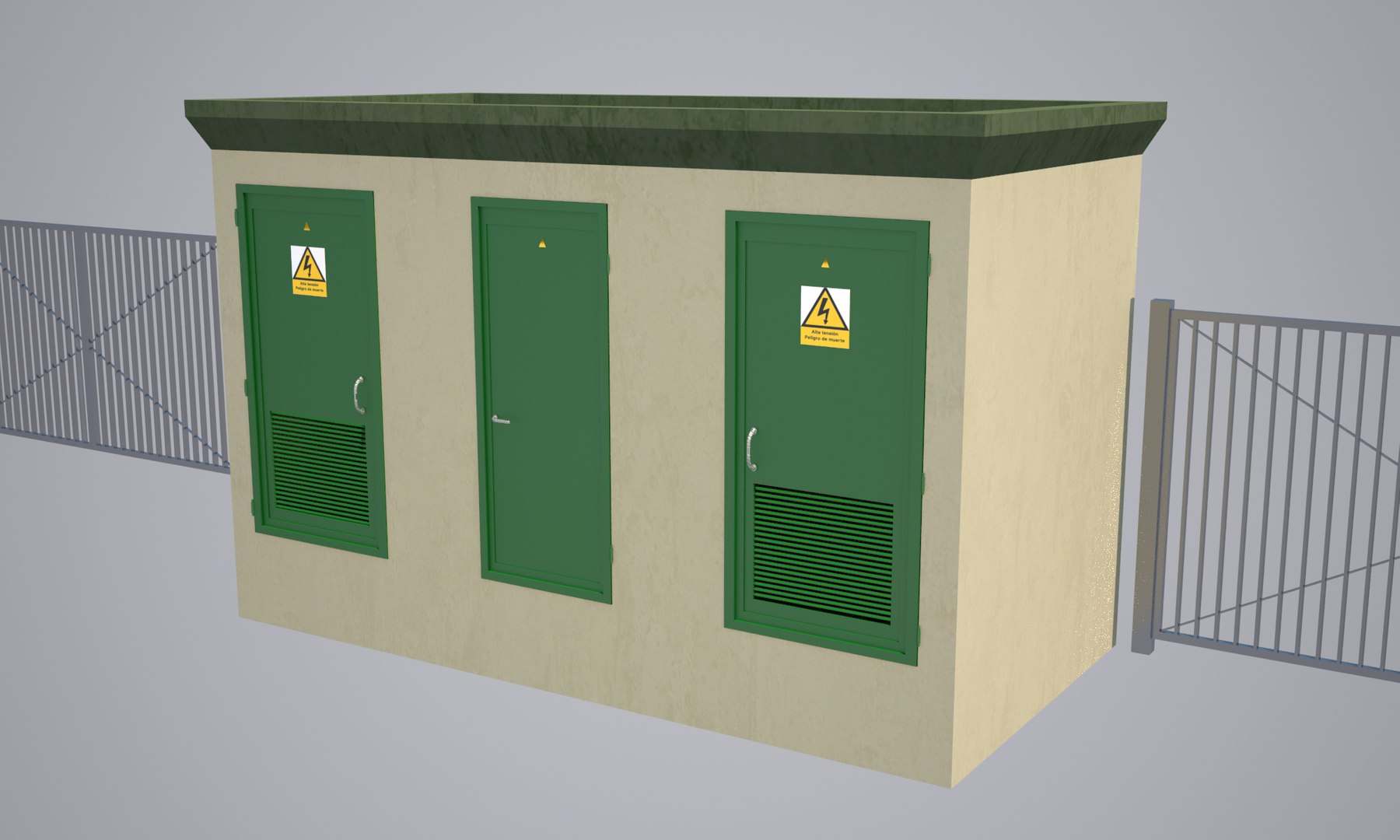 3d electric substation model