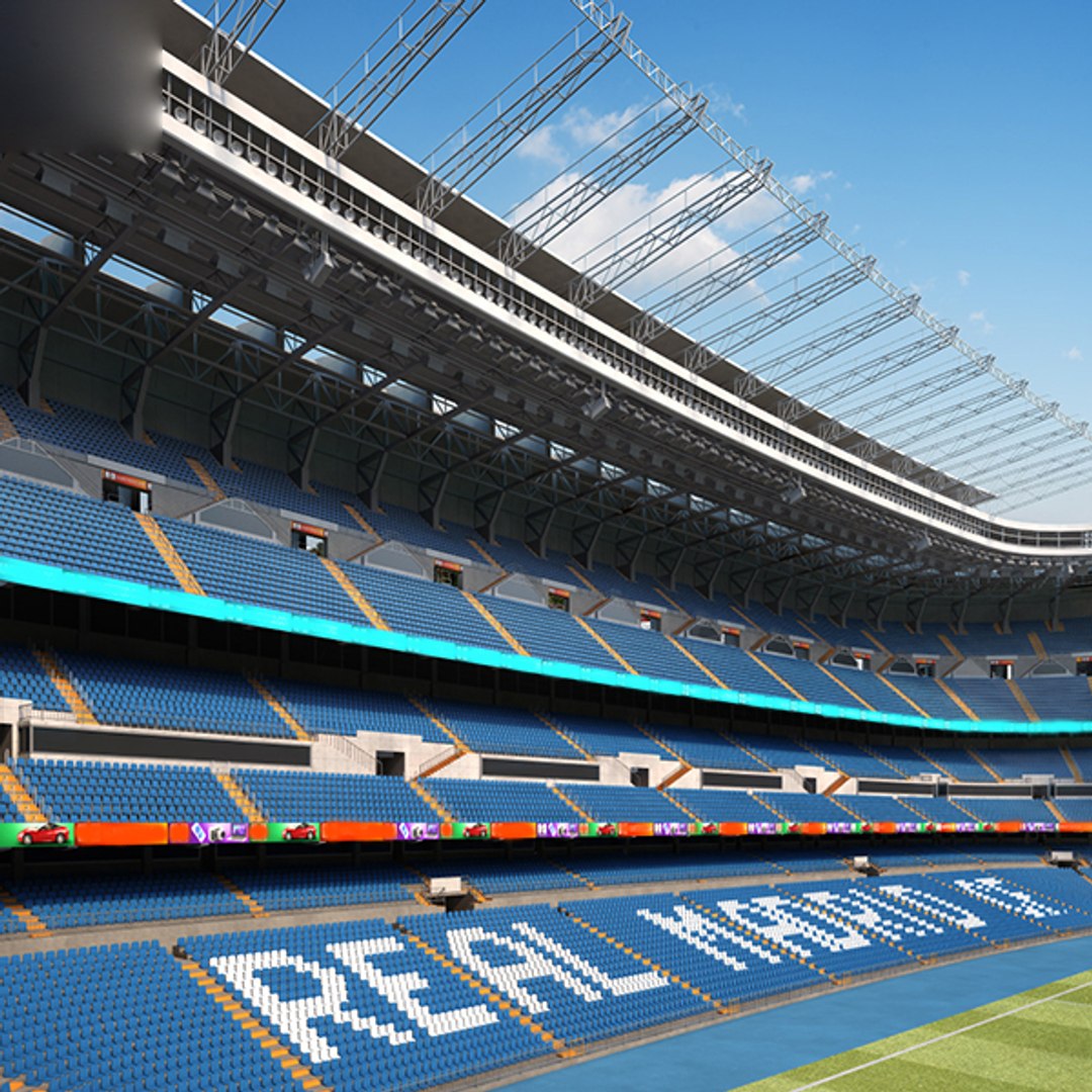 Estádio Santiago Bernabeu Modelo 3D - TurboSquid 1163031