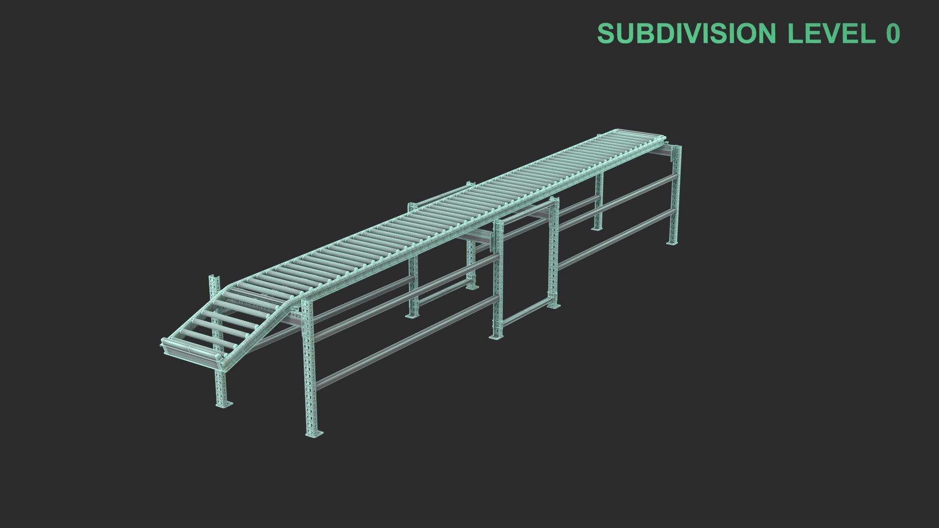 3D Warehouse Conveyor Rack Model - TurboSquid 2516690