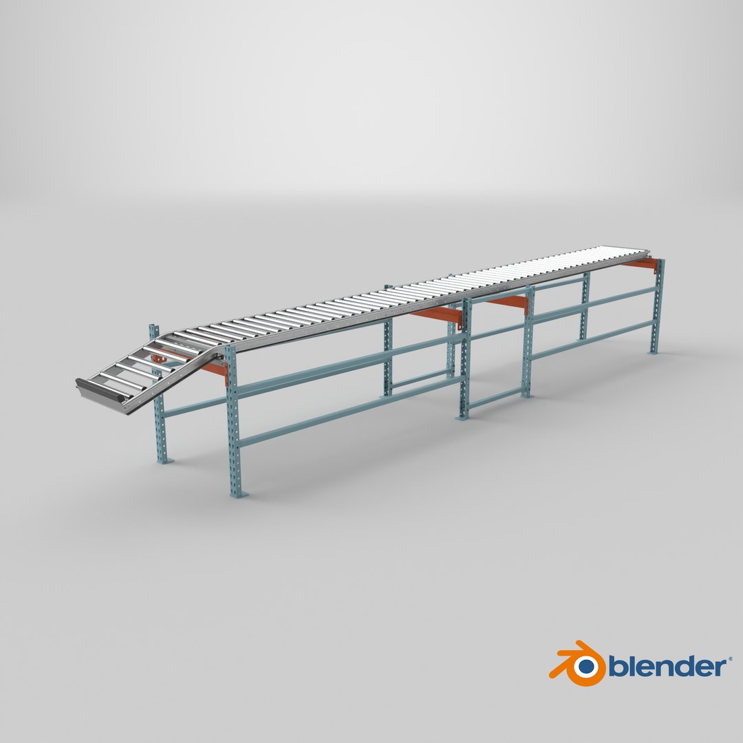 3D Warehouse Conveyor Rack Model - TurboSquid 2516690