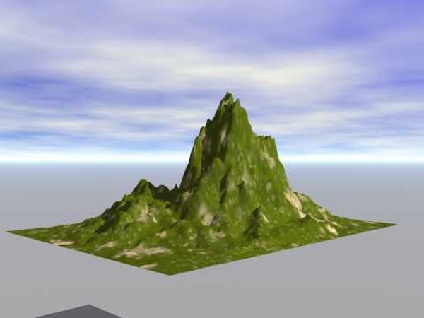 wavefront object terrain obj