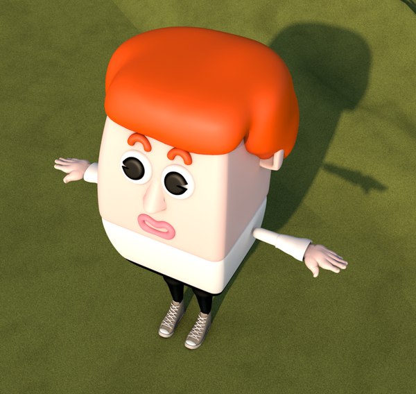 Cartoon man male animation character model - TurboSquid 1443293