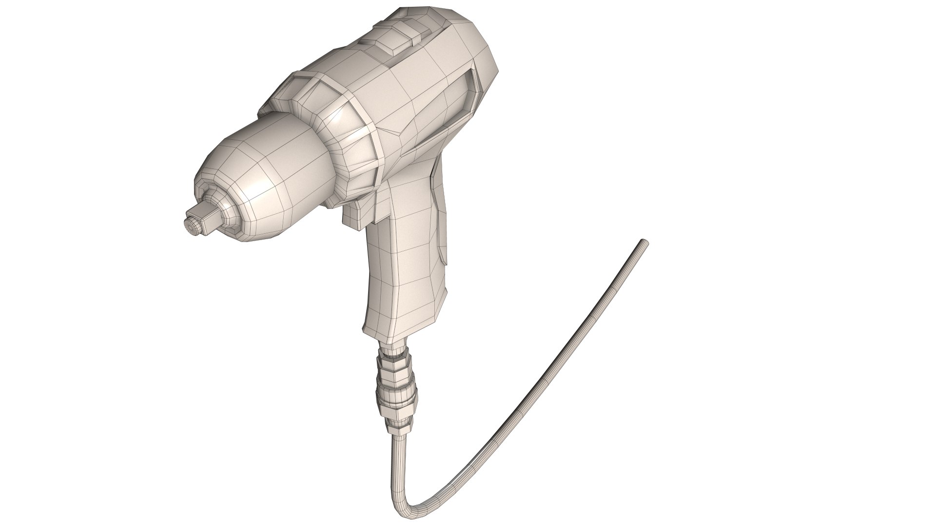 Air Pressure Gun 3D Model - TurboSquid 2127674