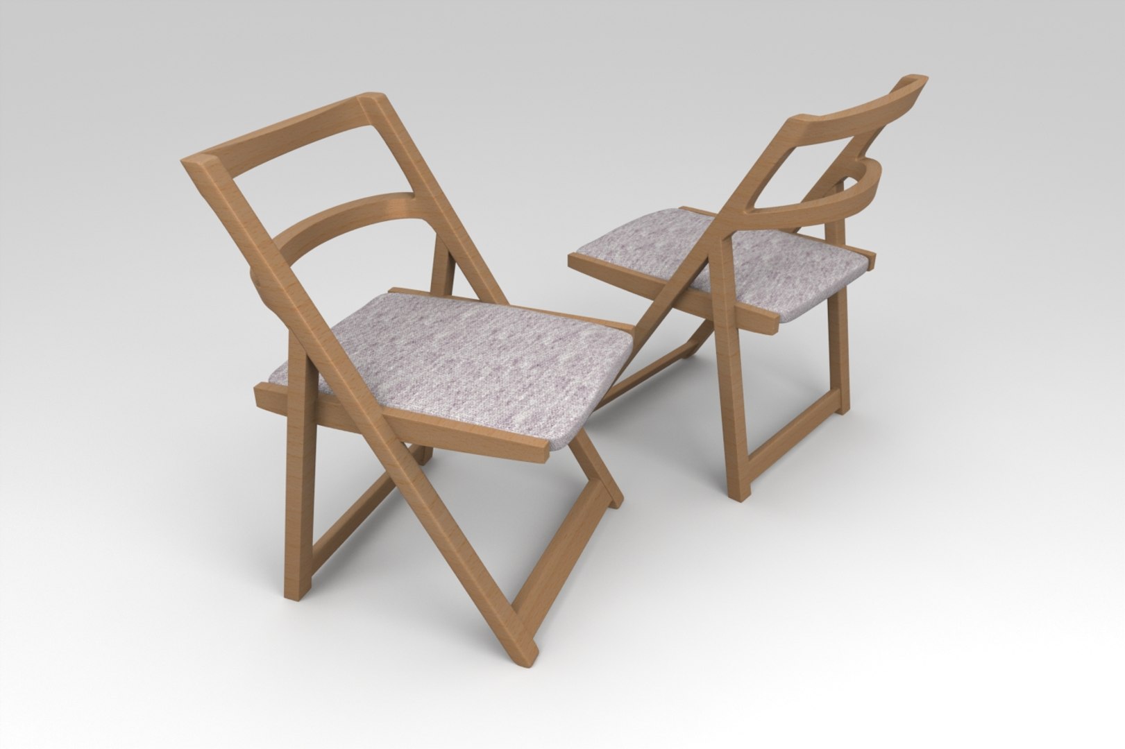 wooden chair fbx