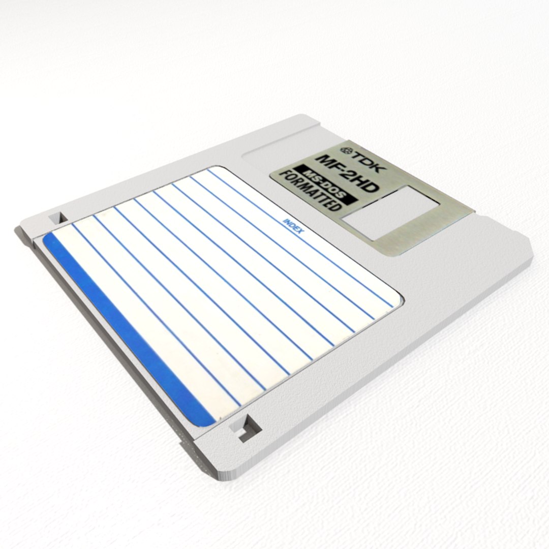 Floppy disk 1 44mb 3D model - TurboSquid 1324800