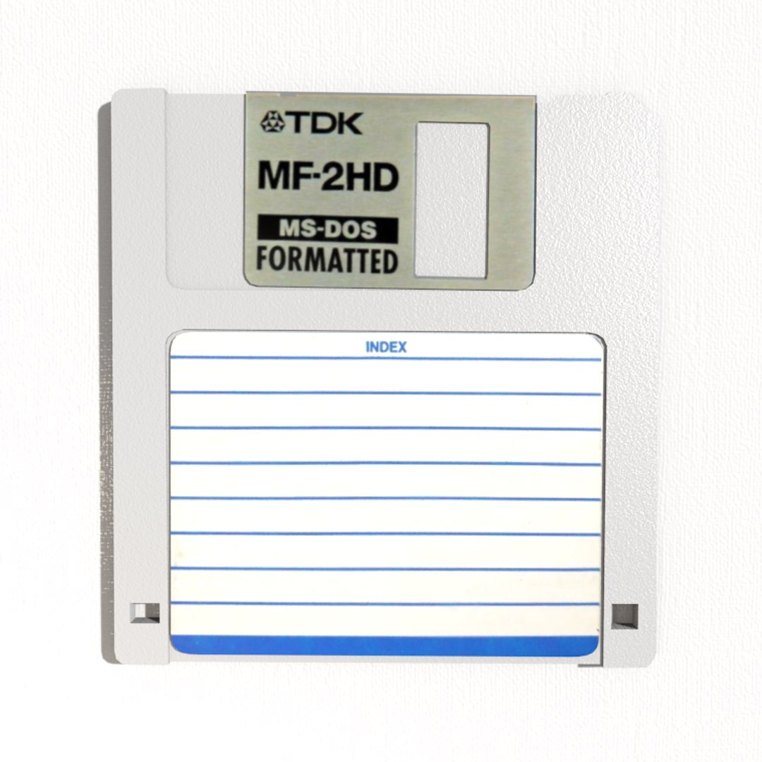 Floppy disk 1 44mb 3D model - TurboSquid 1324800