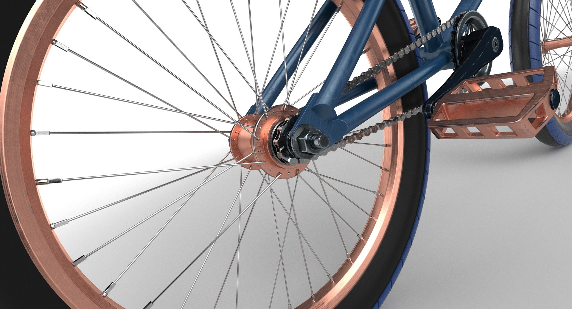 3D Bmx Bike Bicycle Chain Model - TurboSquid 1190534