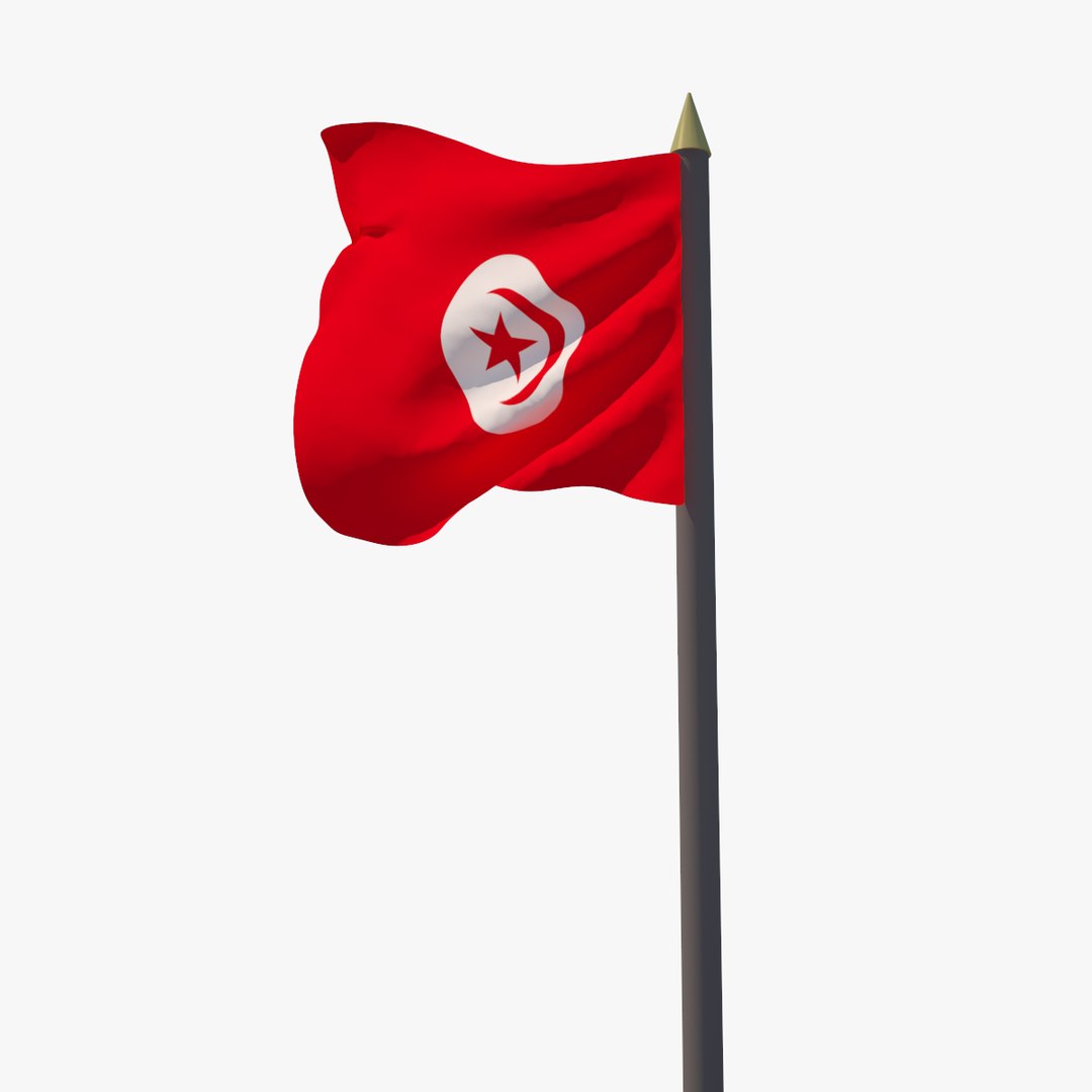 3D Flag Tunisia - Animation - TurboSquid 1190991