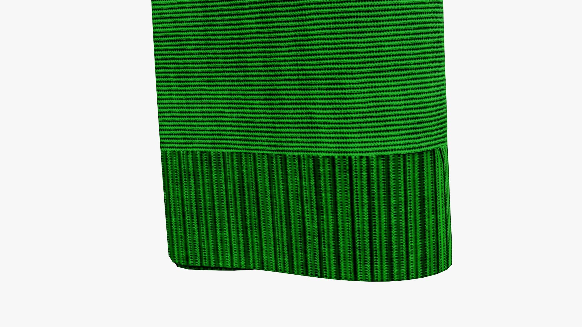 Harry Potter Scarf Hogwarts Slytherin 3D Model - TurboSquid 2409538