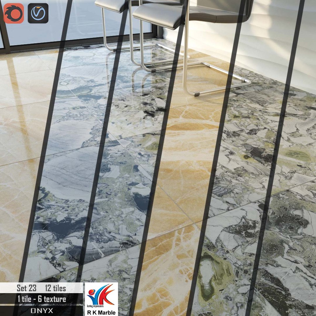 3D tile r k marble - TurboSquid 1260150