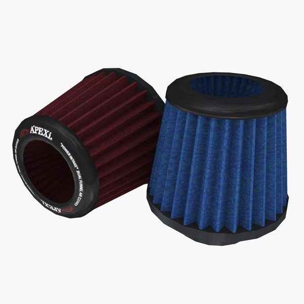 3D conical air filter pack model - TurboSquid 1445780
