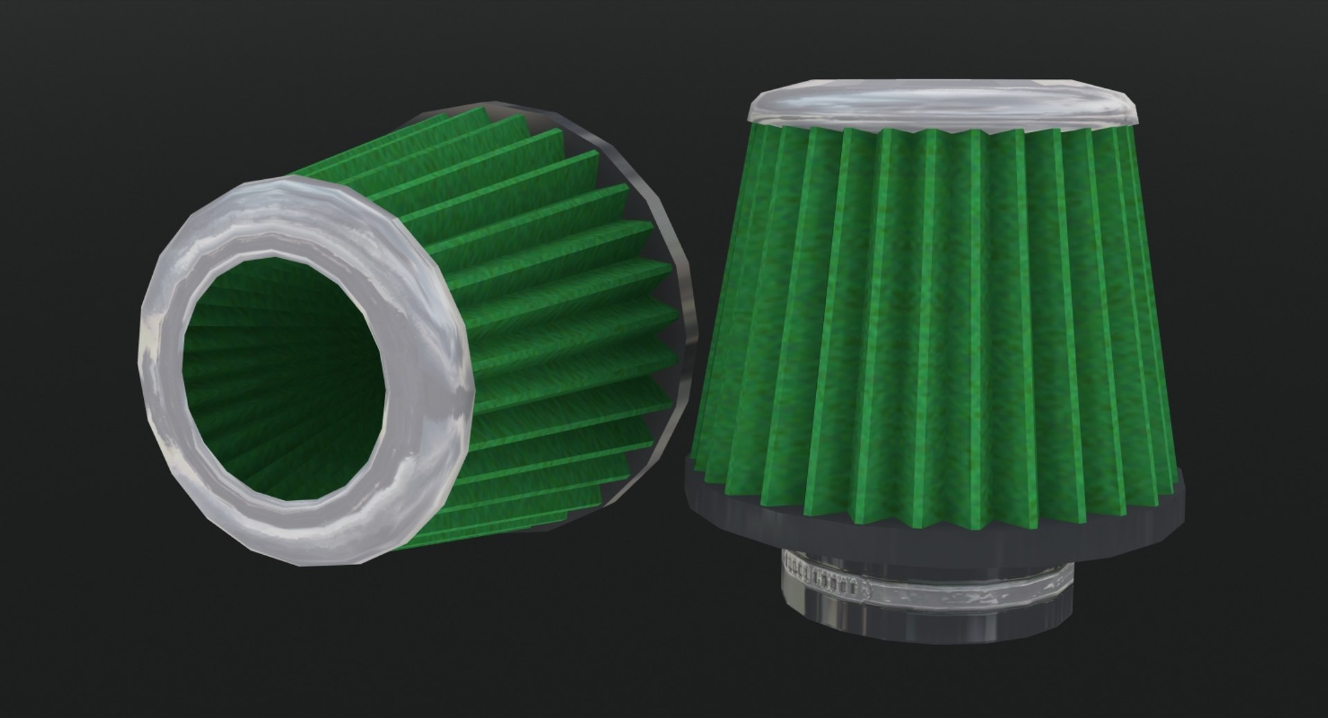 3D Conical Air Filter Pack Model - TurboSquid 1445780