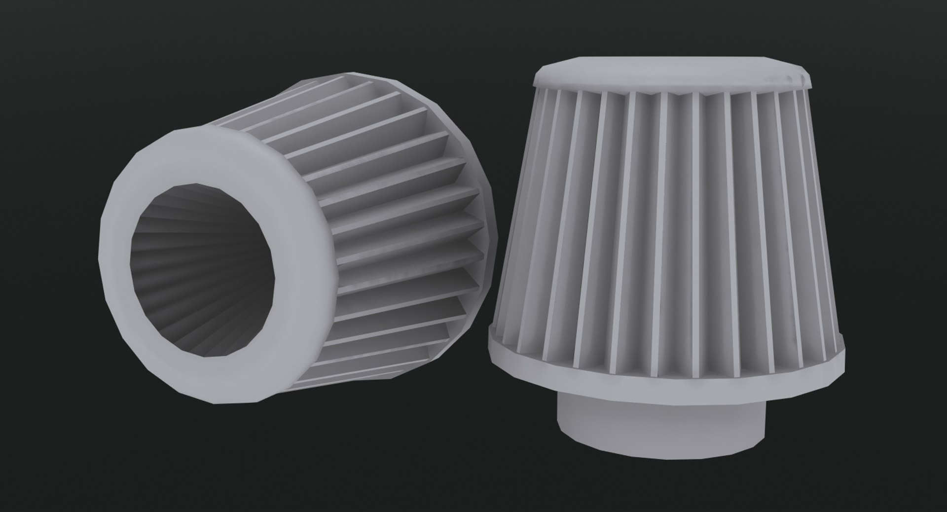3D Conical Air Filter Pack Model - TurboSquid 1445780