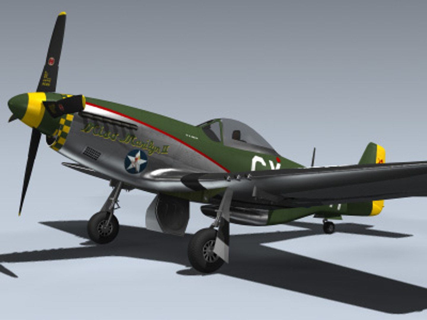 Max P-51d Mustang Miss Marilyn