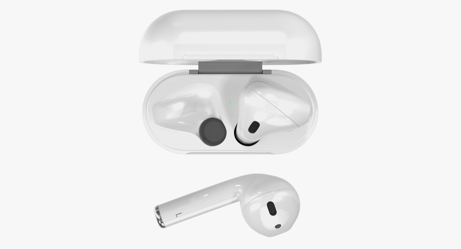 apple airpods set 3d model