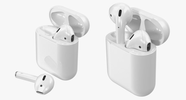 apple airpods set 3d model