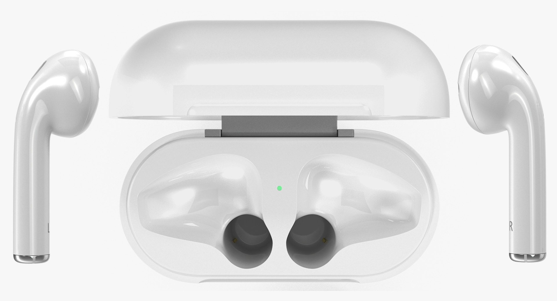 apple airpods set 3d model